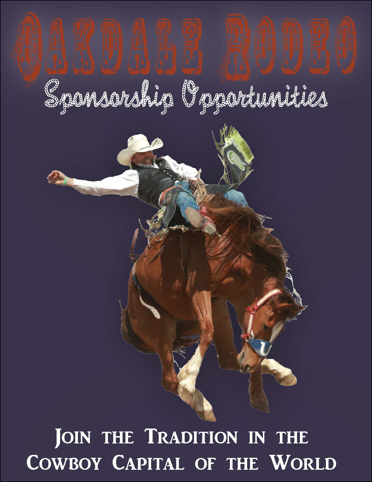 Rodeo Sponsors Packages - OAKDALE RODEOOAKDALE RODEO